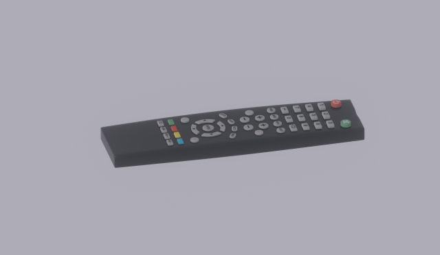 TV Remote Control 3D Model in TV 3DExport