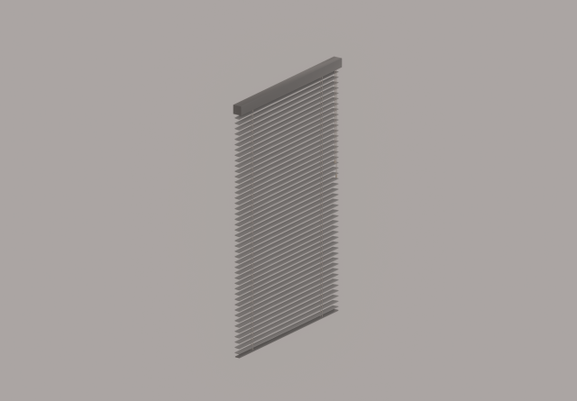 Blinds 3D Model in Living Room 3DExport