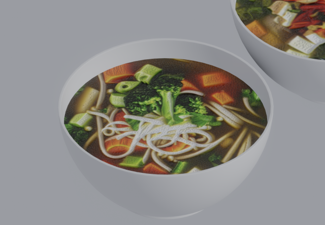 Soup Bowls 3D Model in Miscellaneous 3DExport