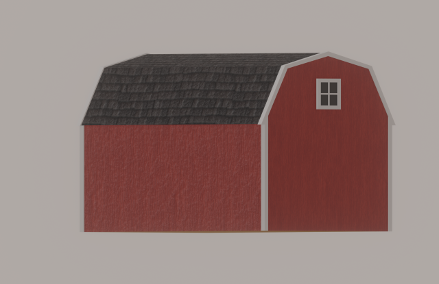 Barn Shed 3D Model in Buildings 3DExport