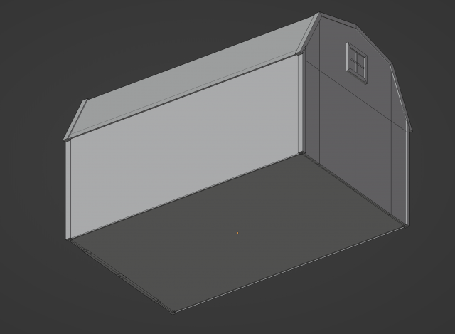 Barn Shed 3D Model in Buildings 3DExport