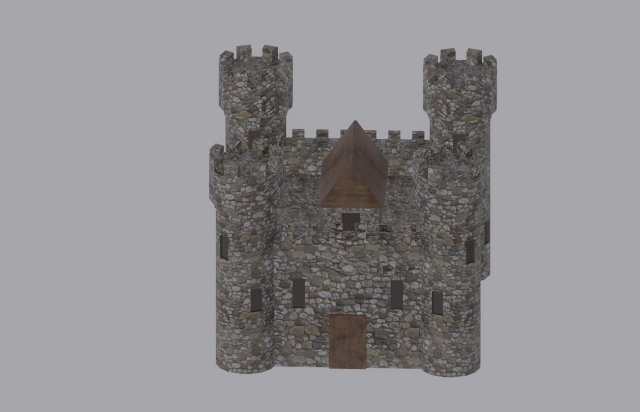 Medieval Castle 3D Model in Fantasy 3DExport