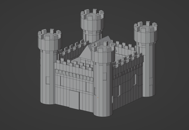 Medieval Castle 3D Model in Fantasy 3DExport