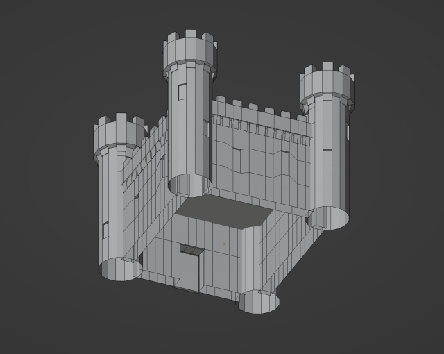 Medieval Castle 3D Model in Fantasy 3DExport