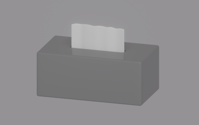 Tissue Box 3D Model in Household Items 3DExport