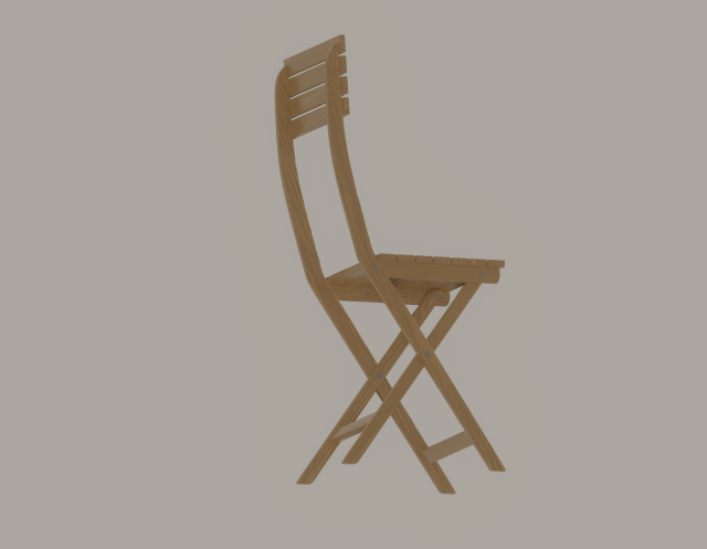 Folding Chair 3D Model in Chair 3DExport