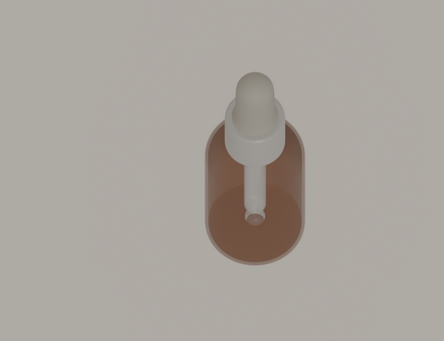 Dropper Bottle 3D Model in Medicines 3DExport