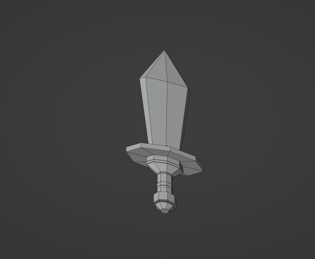 Toon Sword Modèle 3D in Mêlée 3DExport