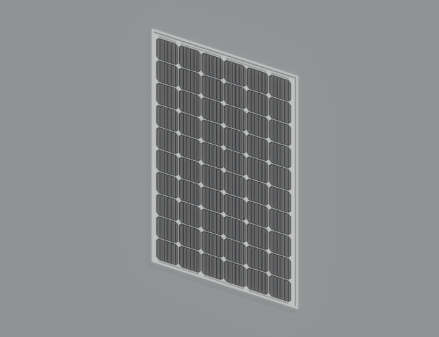 Solar Panel 3D Model in Other 3DExport