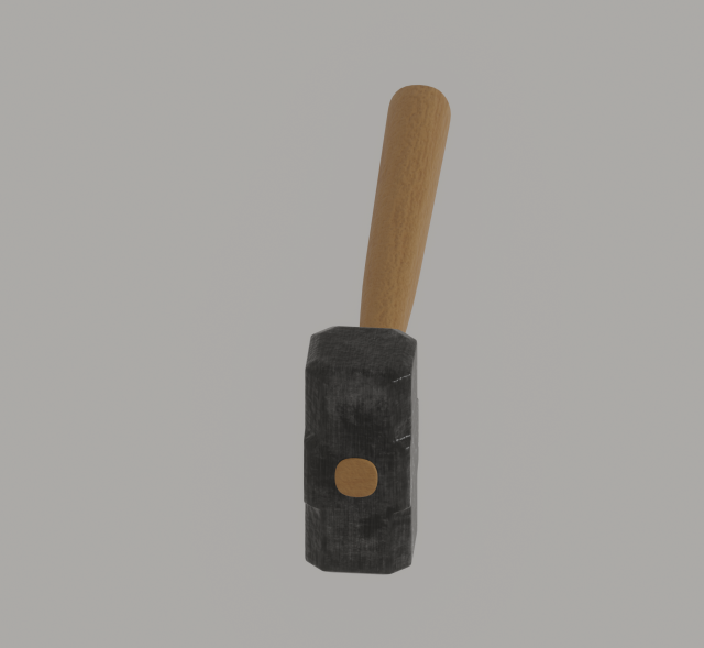 Sledge Hammer 3D Model in Tools 3DExport