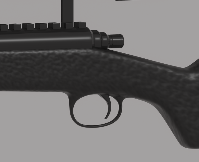 Sniper Rifle 3D Model in Rifle 3DExport