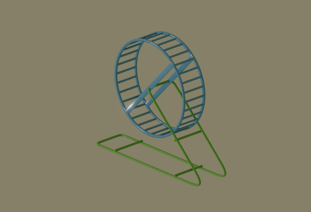 Hamster Wheel Modelo 3D in Objetos del hogar 3DExport