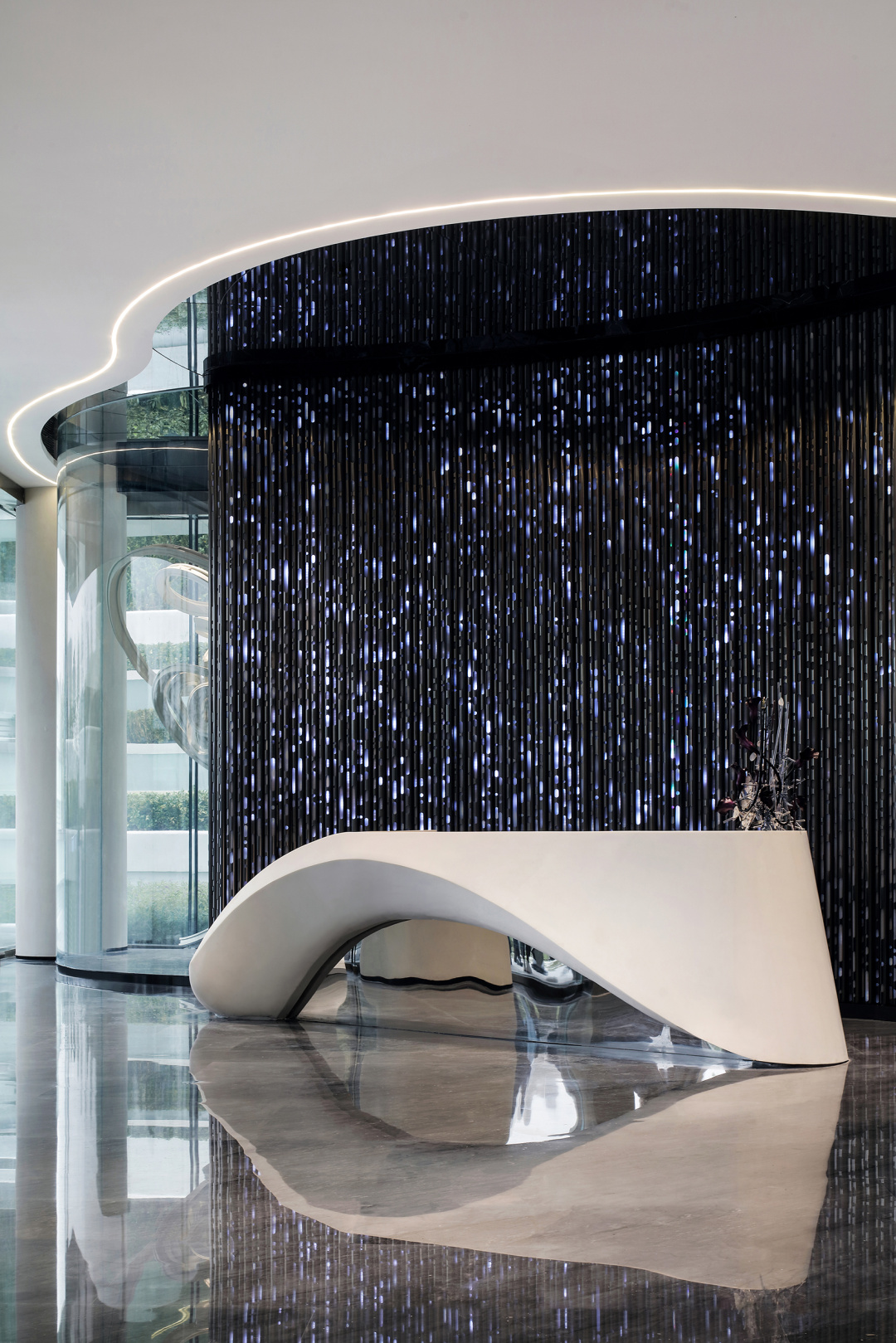 modern sales office 3D Model in Hall 3DExport