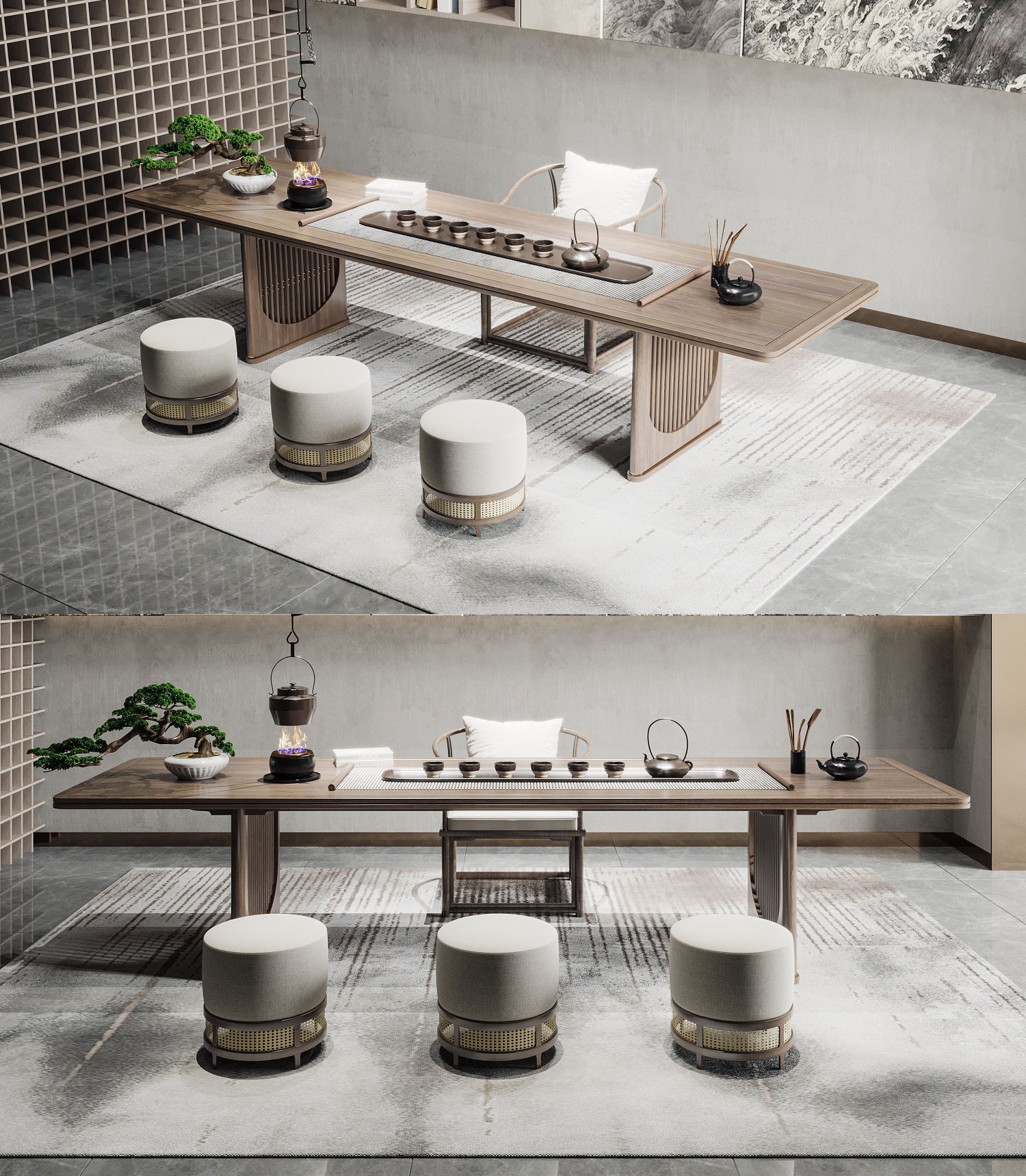 Modern chair table 3D Models in Bench 3DExport