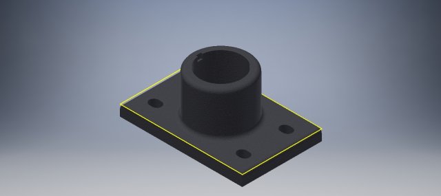 foot step bearing 3D Model in Parts 3DExport
