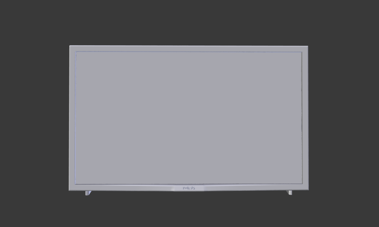 Television 3D Model in TV 3DExport