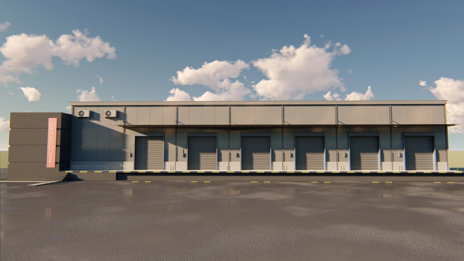 Warehouse 3D Model in Buildings 3DExport