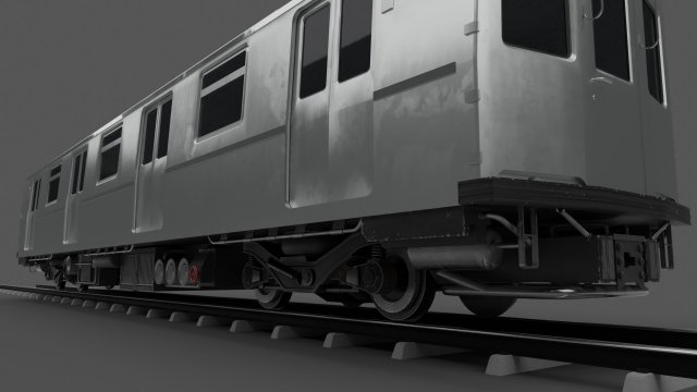 Newyork subway train 3D Model in Train 3DExport