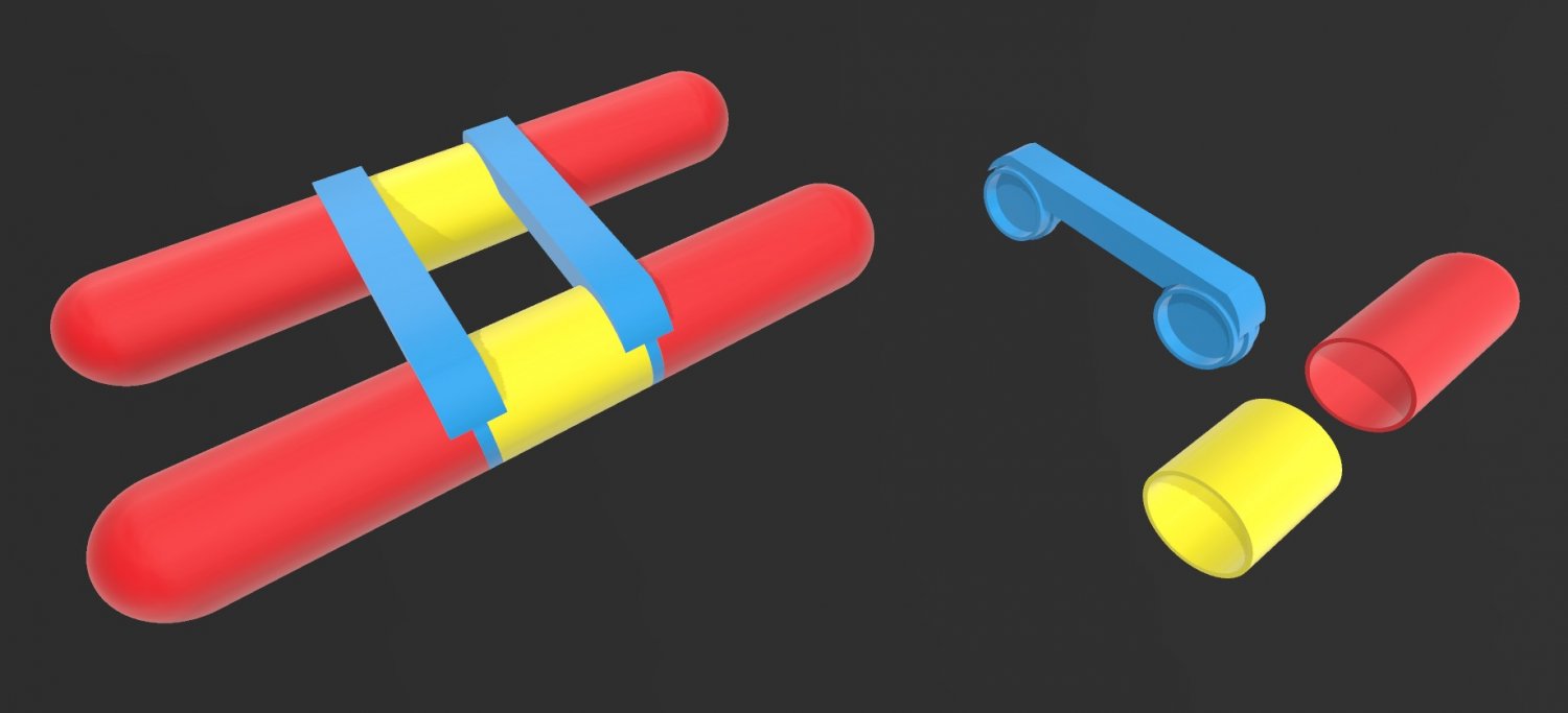 Water Pontoon Boat Platform Float 3D Print Model in Other 3DExport