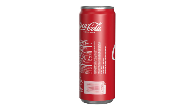 Coca Cola Drink Can Sleek 330ml 20 3D Model in Beverage 3DExport