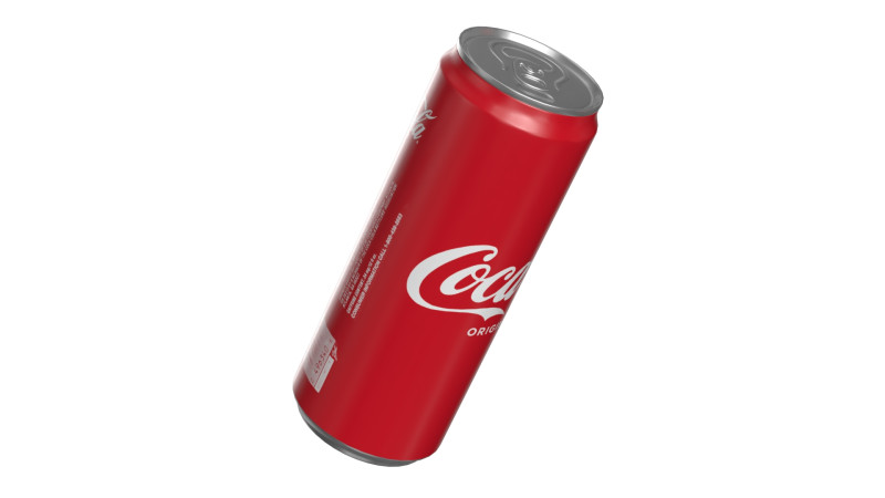 Coca Cola Drink Can Sleek 330ml 20 3D Model in Beverage 3DExport