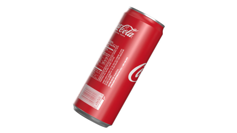 Coca Cola Drink Can Sleek 330ml 20 3D Model in Beverage 3DExport