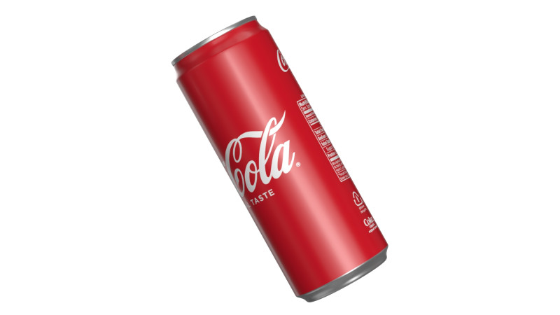 Coca Cola Drink Can Sleek 330ml 20 3D Model in Beverage 3DExport