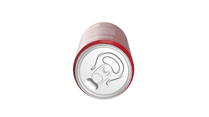 Coca Cola Drink Can Sleek 330ml 20 3D Model in Beverage 3DExport