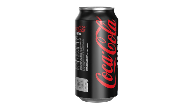 Coca Cola Zero Drink Can 375ml 12 3D Model in Beverage 3DExport
