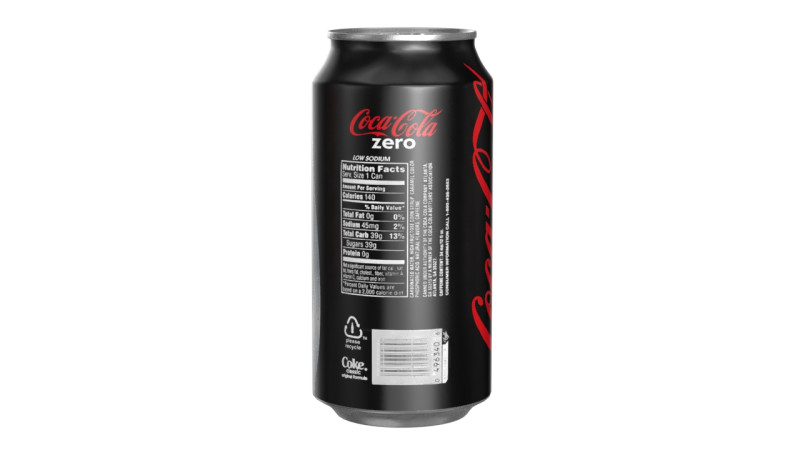 Coca Cola Zero Drink Can 375ml 12 3D Model in Beverage 3DExport