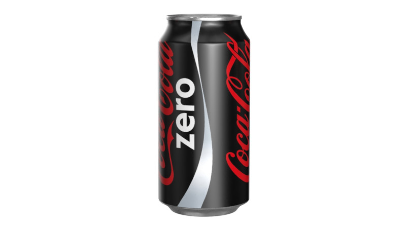 Coca Cola Zero Drink Can 375ml 12 3D Model in Beverage 3DExport