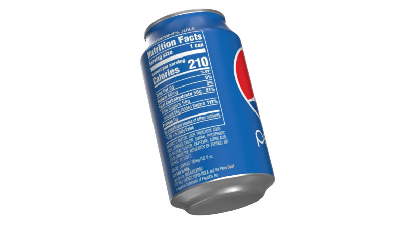 Pepsi Drink Can 330ml 10 3D Model in Beverage 3DExport