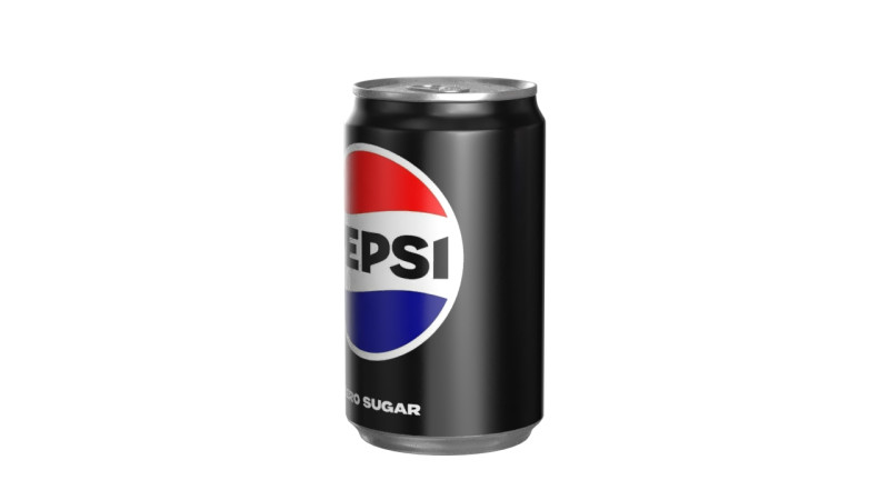 Pepsi Zero Drink Can Sleek 200ml 03 3D Model in Beverage 3DExport