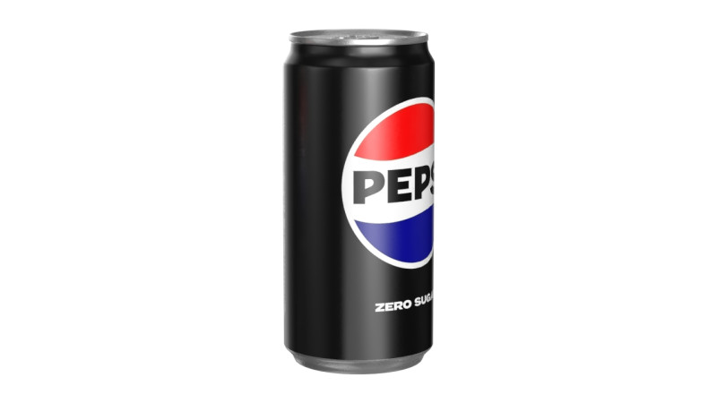 Pepsi Zero Drink Can Sleek 250ml 04 3D Model in Beverage 3DExport