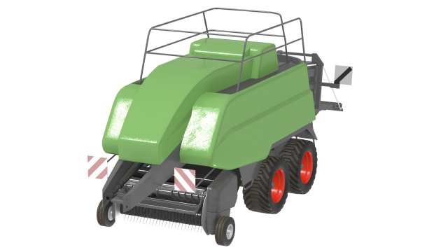 Agricultural machinery 3D Model in Machines 3DExport