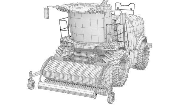 Agricultural machinery 3D Model in Trailers 3DExport