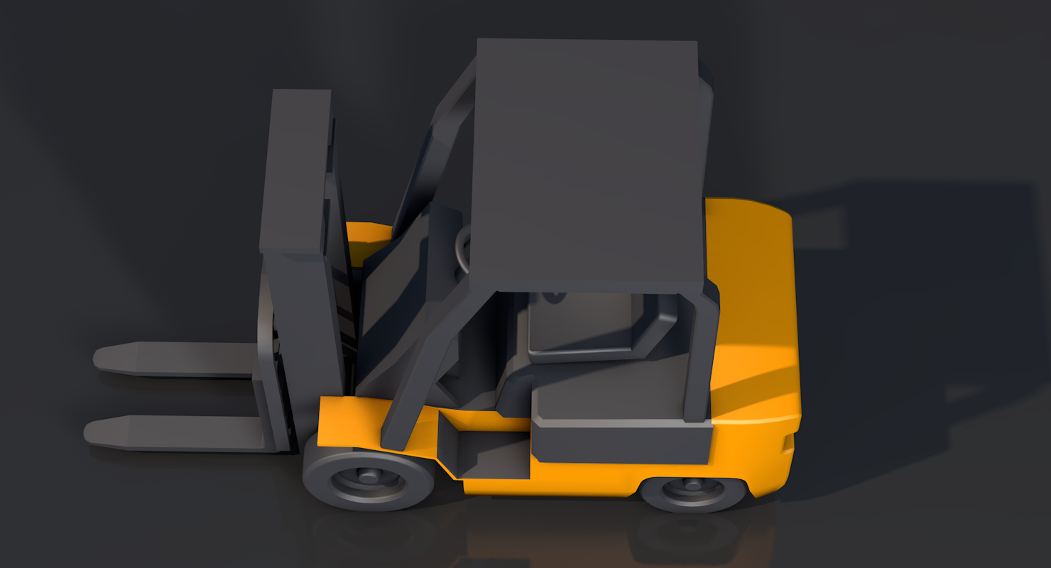forklift 3D Models in Truck 3DExport