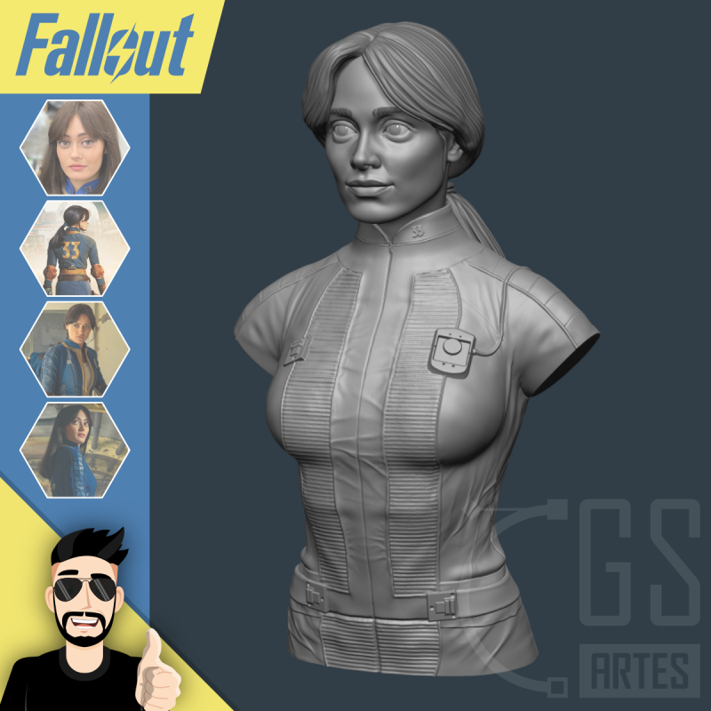 LUCY MACLEAN - FALLOUT 3D Model in Woman 3DExport