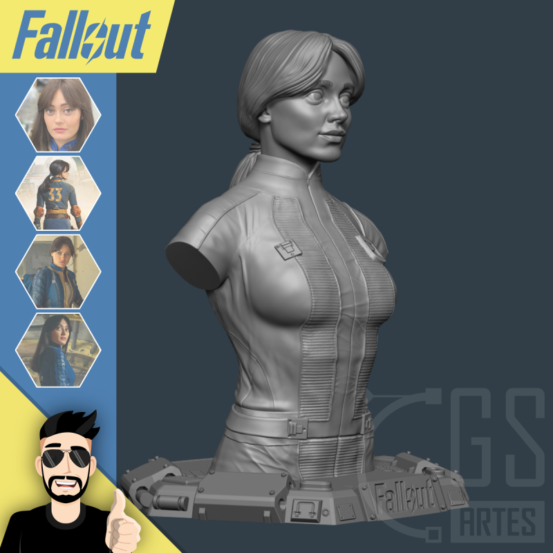 LUCY MACLEAN - FALLOUT 3D Model in Kadın 3DExport