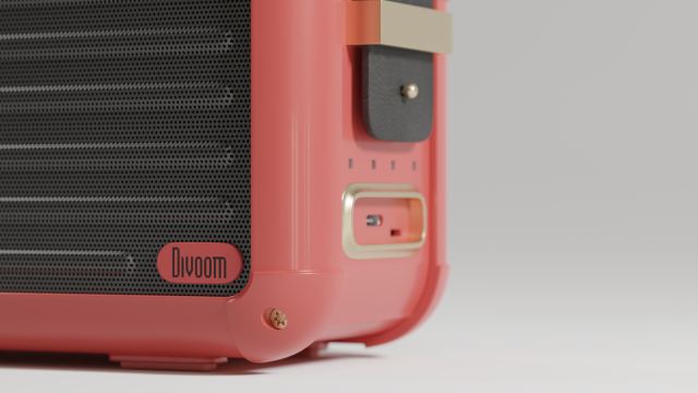Divoom Mocha High Poly 3D Model in Audio 3DExport