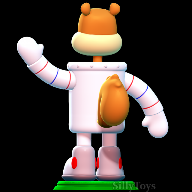 Sandy cheeks - spongebob squarepants 3D Print Model in Animals 3DExport