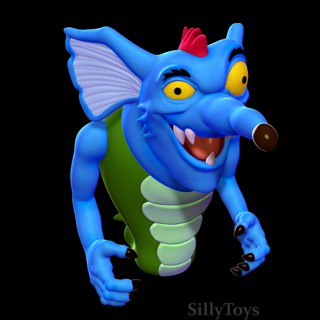 Brat-A-Rat - Filmations Ghostbusters 3D Принт Модель in Монстры и ...