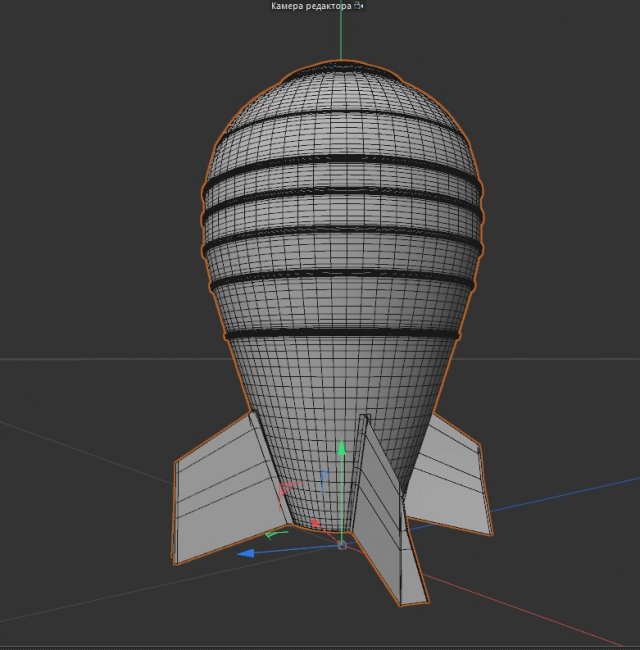 Nuclear bomb 3D Model in Projectiles 3DExport