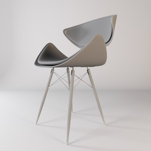 Modern Wooden Chair Free 3D Model in Chair 3DExport