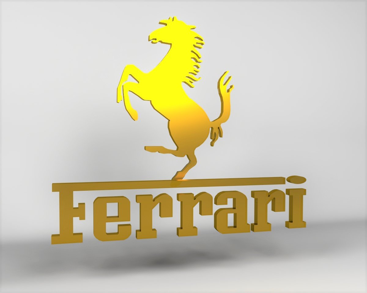 ferrari logo emblem 3D Models in Parts of auto 3DExport
