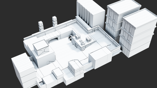 simple game environment 3D Model in Environment 3DExport