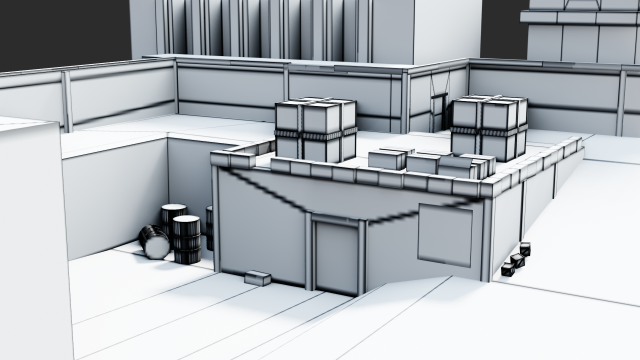 simple game environment 3D Model in Environment 3DExport