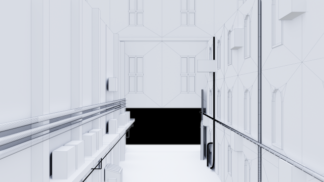 urban alley - low poly - game ready 3D Model in Environment 3DExport