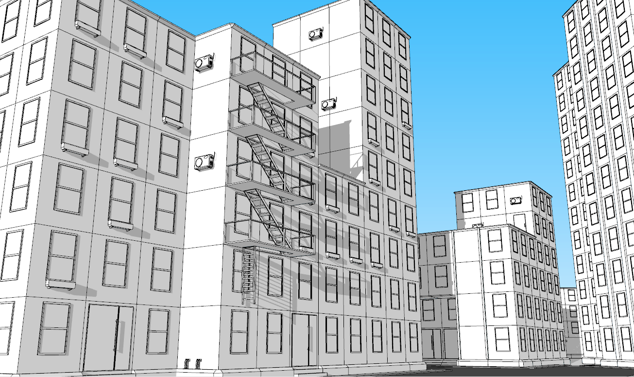 Game Modular Assets Free 3D Model in Buildings 3DExport