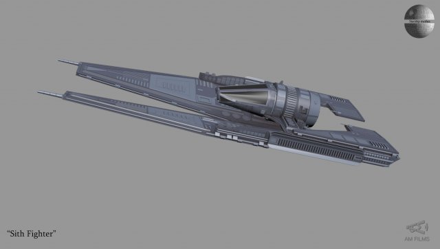 sith fighter 3D Model in Fantasy Spacecraft 3DExport